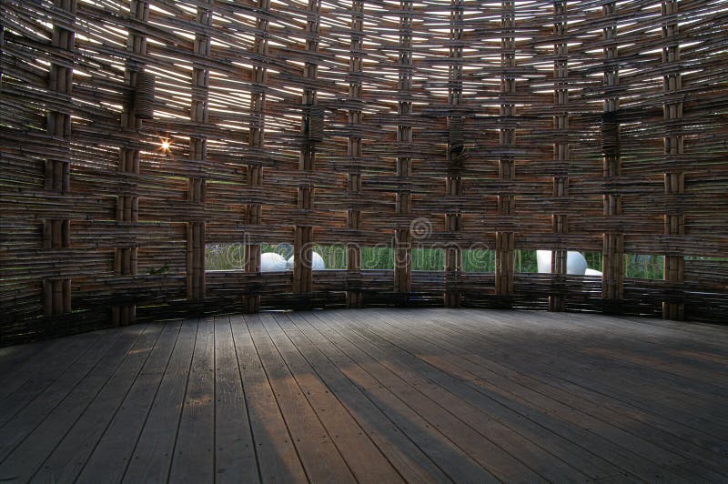 Bamboo room stock image. Image of showroom, abstract - 28330043