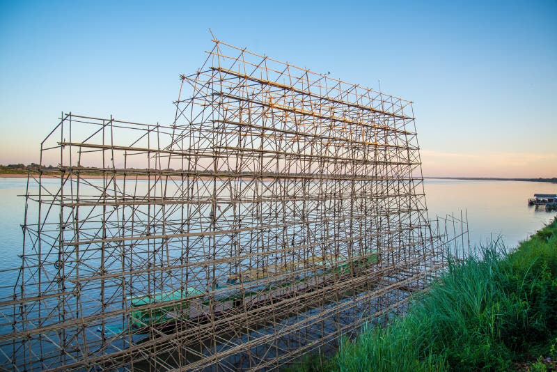 Part of scaffolding stock photo. Image of teamwork, house - 57403650