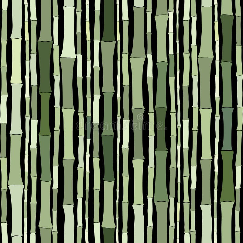Bamboo seamless pattern stock vector. Illustration of curve - 21668051