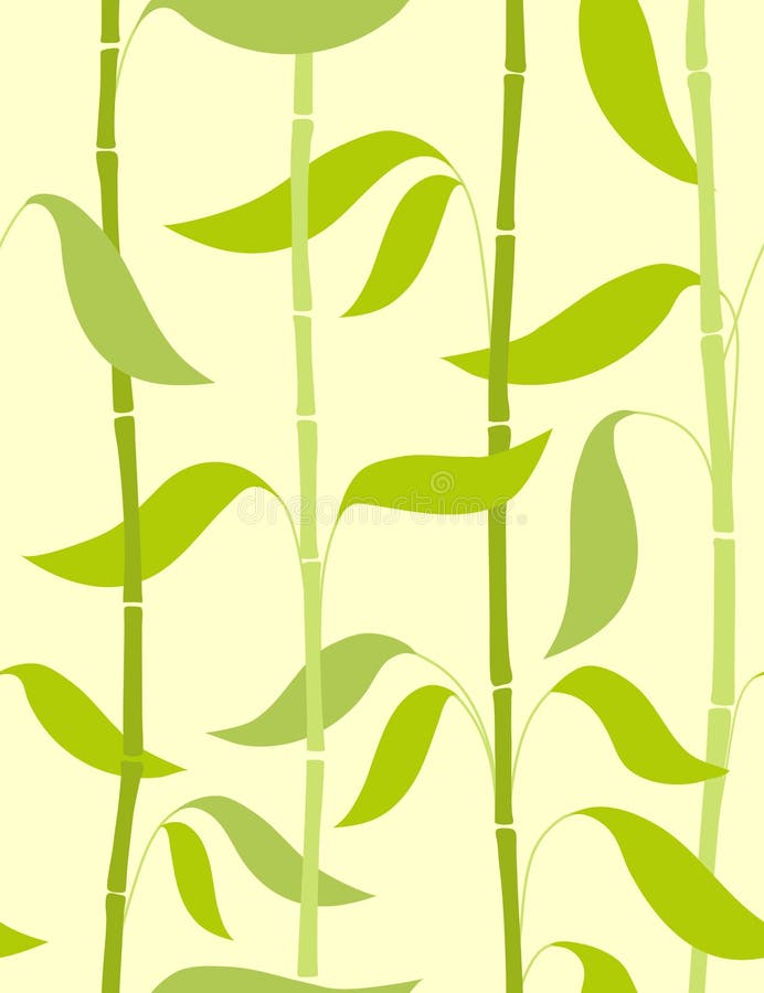Bamboo - seamless pattern stock vector. Illustration of repeat - 8106177