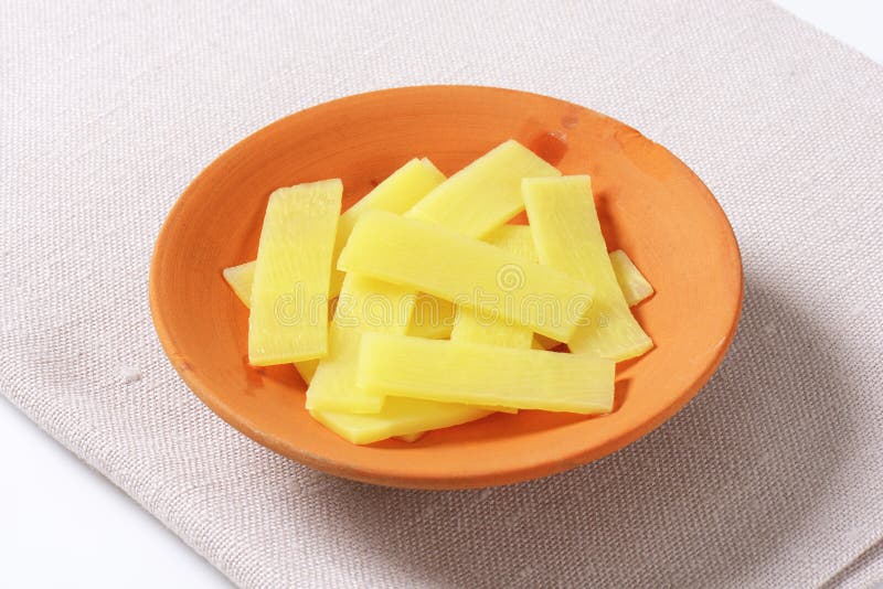 Bamboo shoot slices stock image. Image of asian, vegetable - 58187951