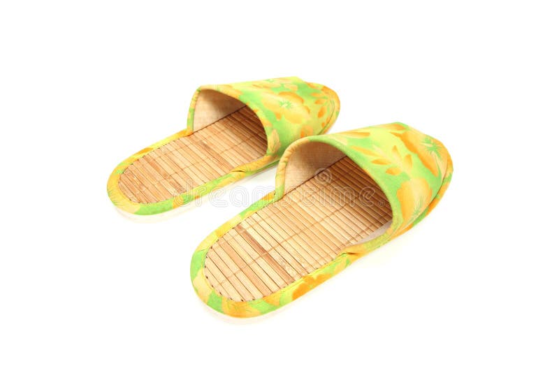 Bamboo Slippers stock image. Image of relaxing, osho - 15770307
