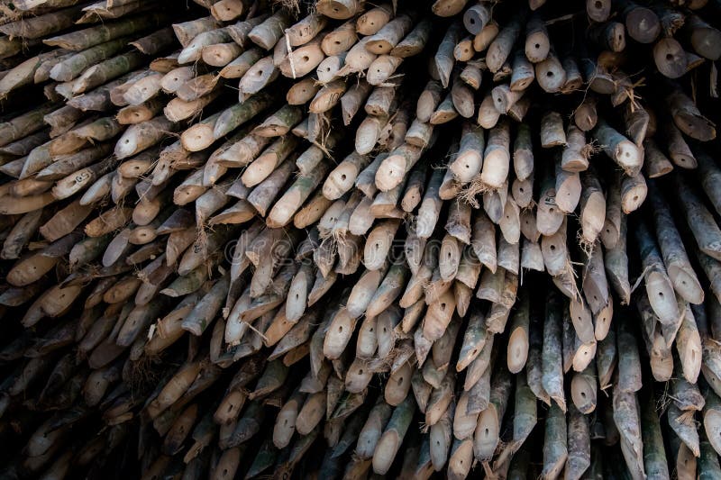 Bamboo wall stock image. Image of building, construction - 25452805