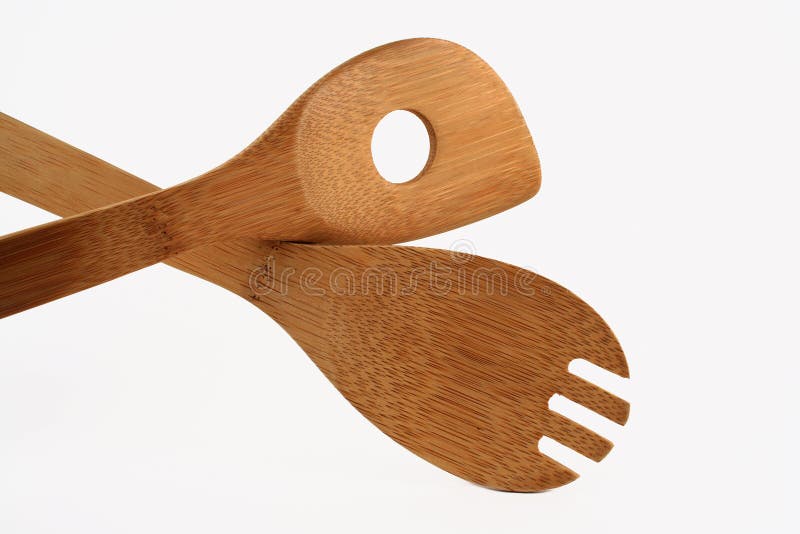 Bamboo spoon set stock image. Image of dish, flip, restaurant - 2061579