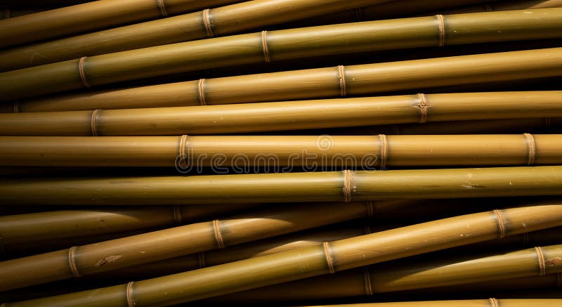Bamboo Stalks Arranged in a Textured Pattern Natural Backdrop Stock ...