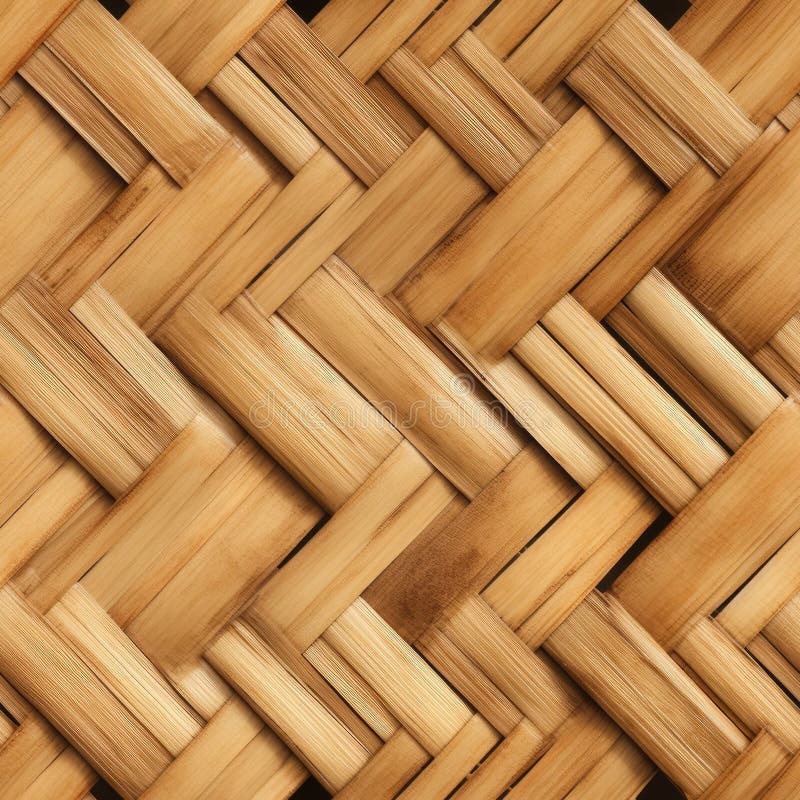 Bamboo Sticks Interweaved Seamless Pattern Illustration Stock ...