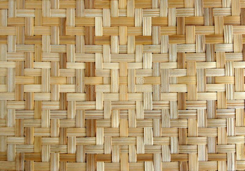 Straw Mat Weaving Texture Intelace Patterns Abstract Hamper Brown ...