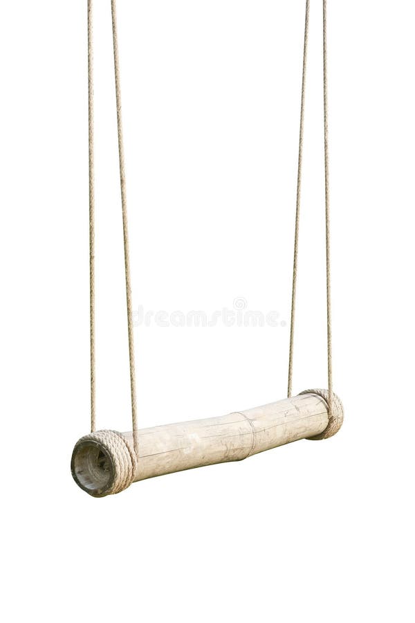 Bamboo Swing in the Himalayas Stock Photo - Image of asian, holiday ...