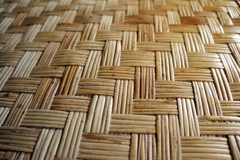 Handcraft Bamboo Weaving Texture Background. Stock Photo - Image of ...