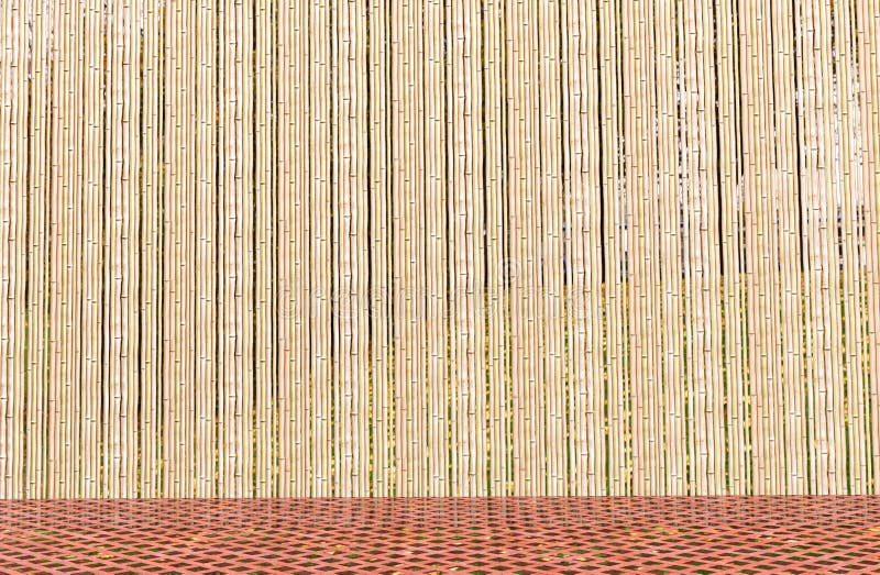 Bamboo Texture Background and Checkered Pattern Wooden Floor ...