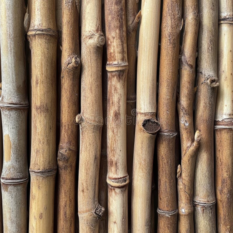 Bamboo Texture Background. Close Up of Bamboo Sticks. Bamboo Background ...