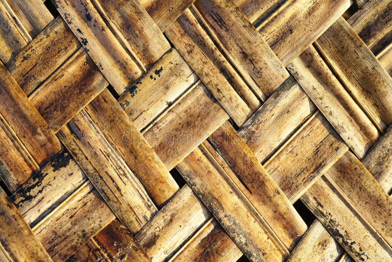 Bamboo Texture. Bamboo Basketry Pattern Close Up Stock Photo - Image of ...