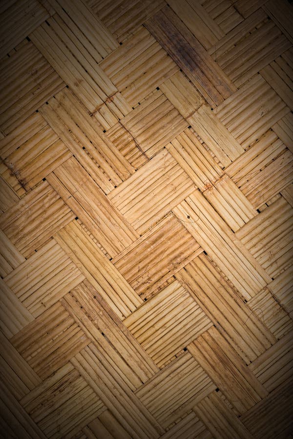 Bamboo Thin Lines Weave, Zigzag Wall with Dark Border, Backgroound and ...