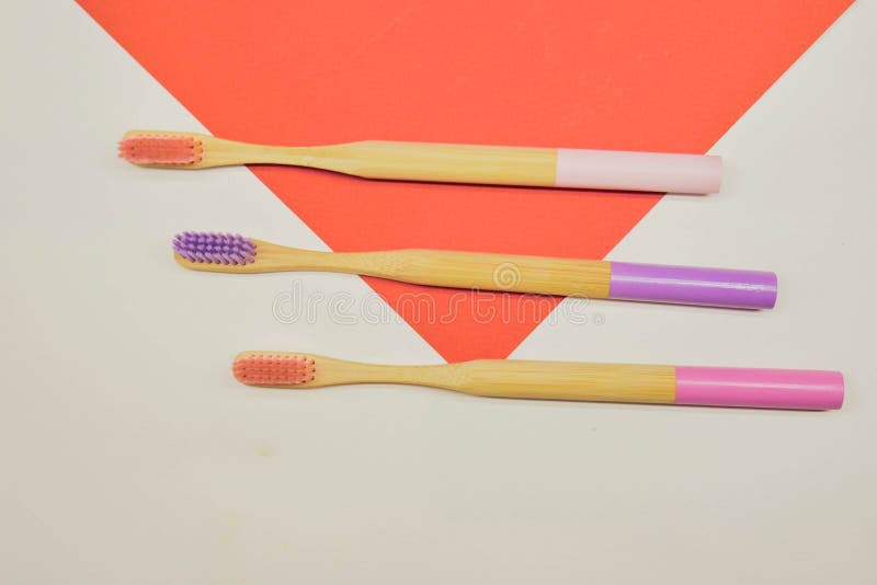 Bamboo Toothbrush with Paper Package Stock Photo - Image of life ...