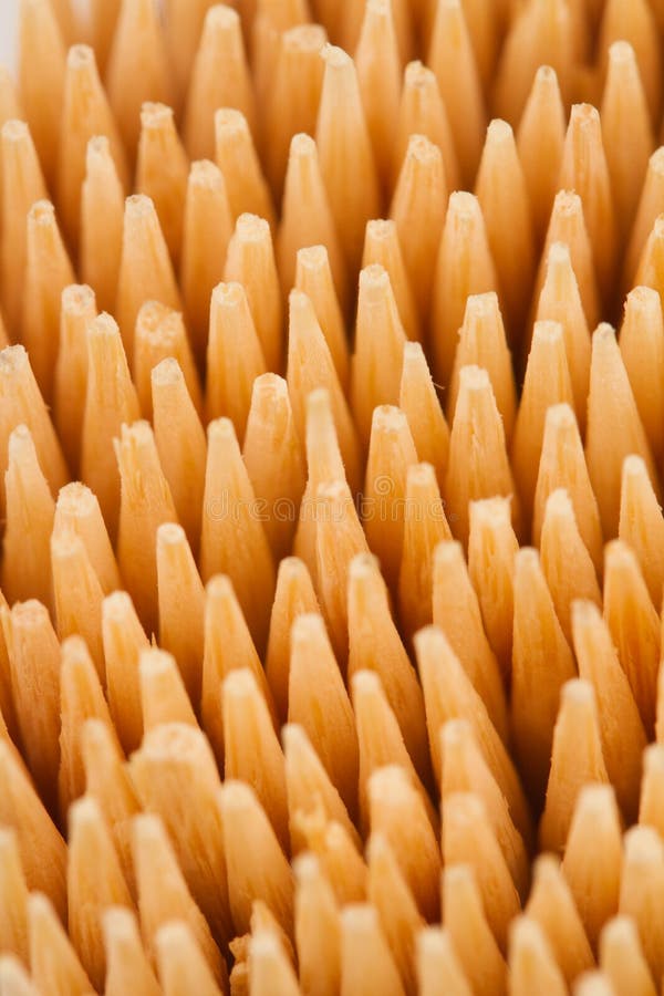 Bamboo Toothpicks Macro Detail Stock Image - Image of accessory ...