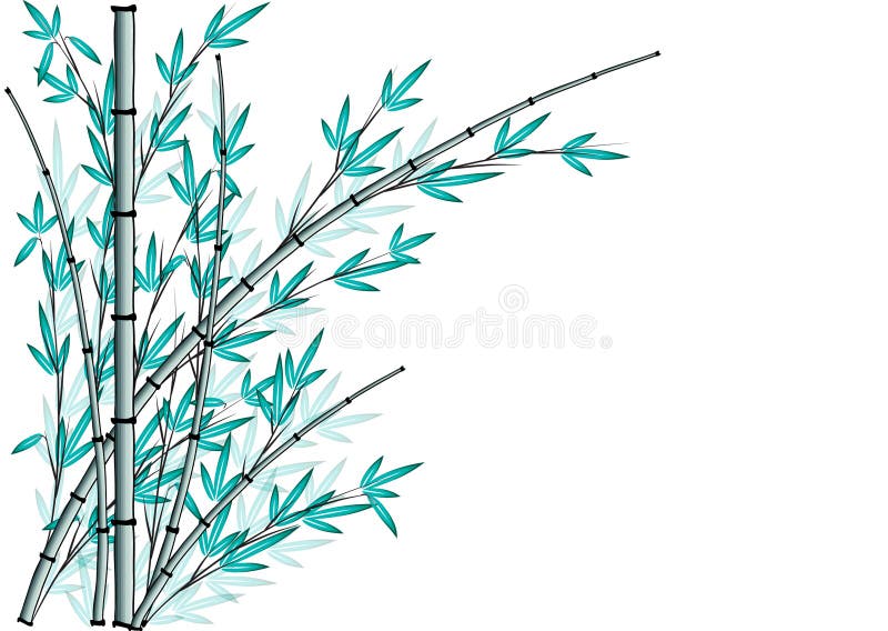 Bamboo tree design vector stock vector. Illustration of lady - 108922299