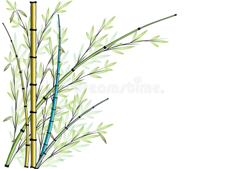 Bamboo tree design vector stock vector. Illustration of bamboo - 108922307