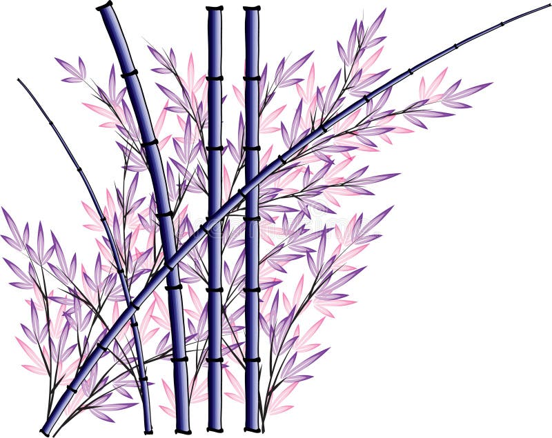 Bamboo tree design vector editorial photography. Illustration of ...