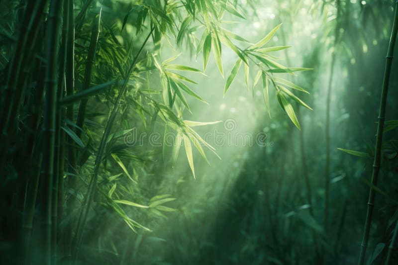 Bamboo Tree in Forest stock photo. Image of bright, plant - 378405022