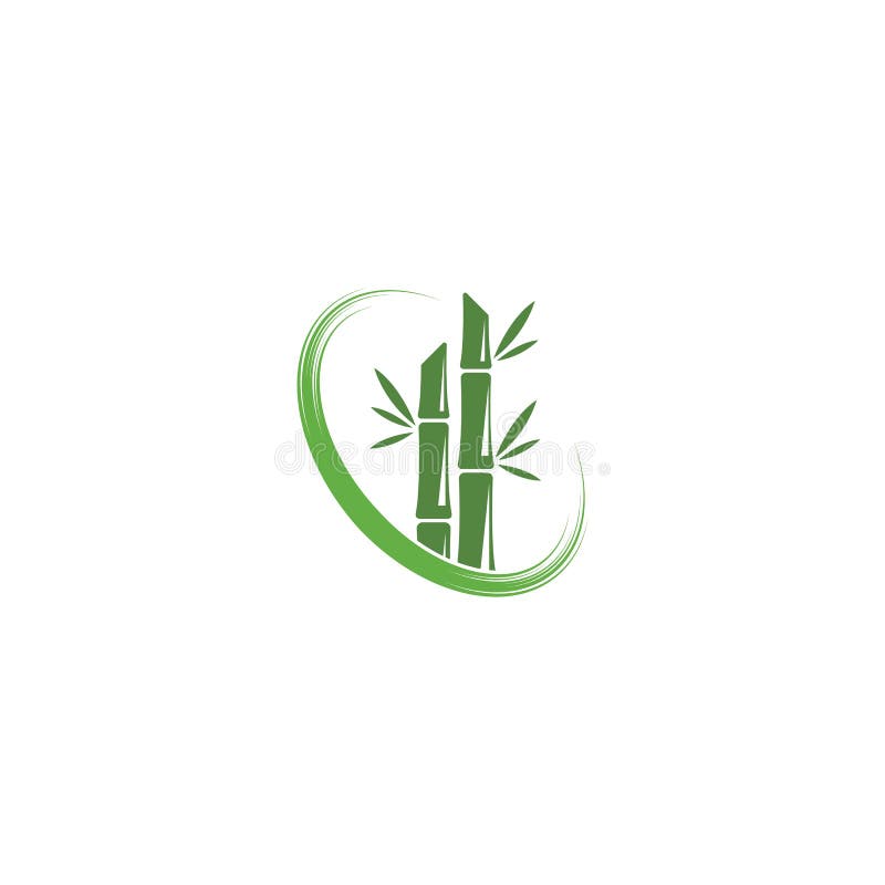 Bamboo tree logo stock vector. Illustration of nature - 173690358