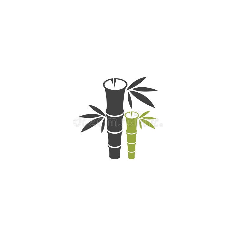 Bamboo Tree Logo Icon Design Illustration Vector Stock Vector ...