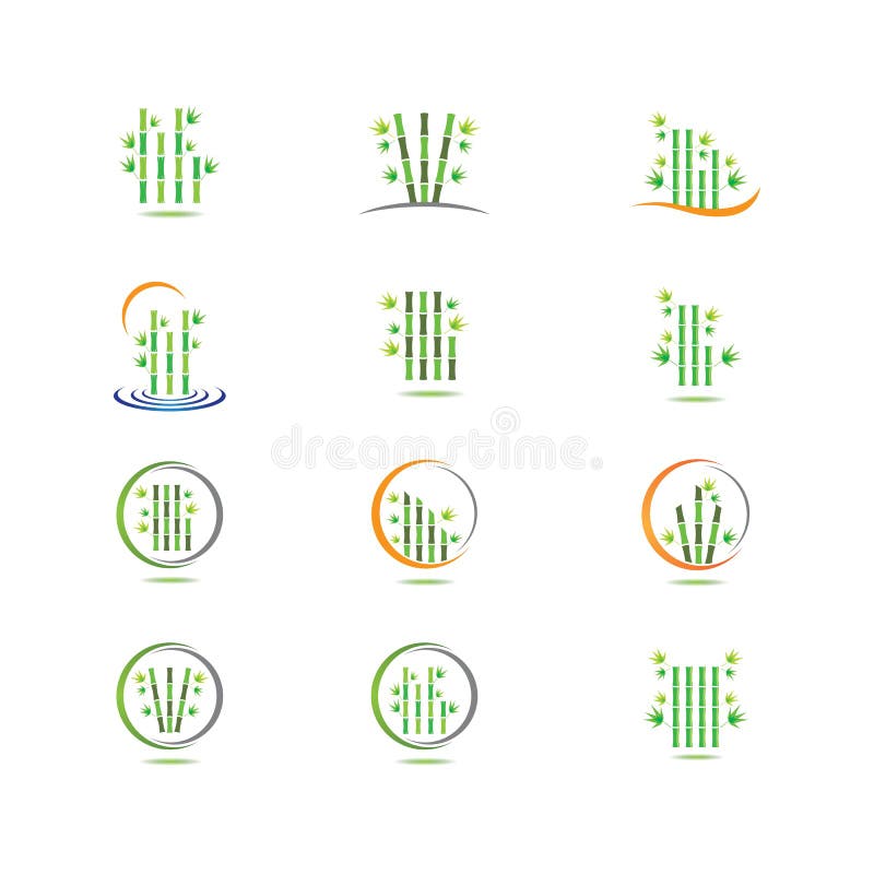 Bamboo vector icon stock vector. Illustration of branch - 174817222