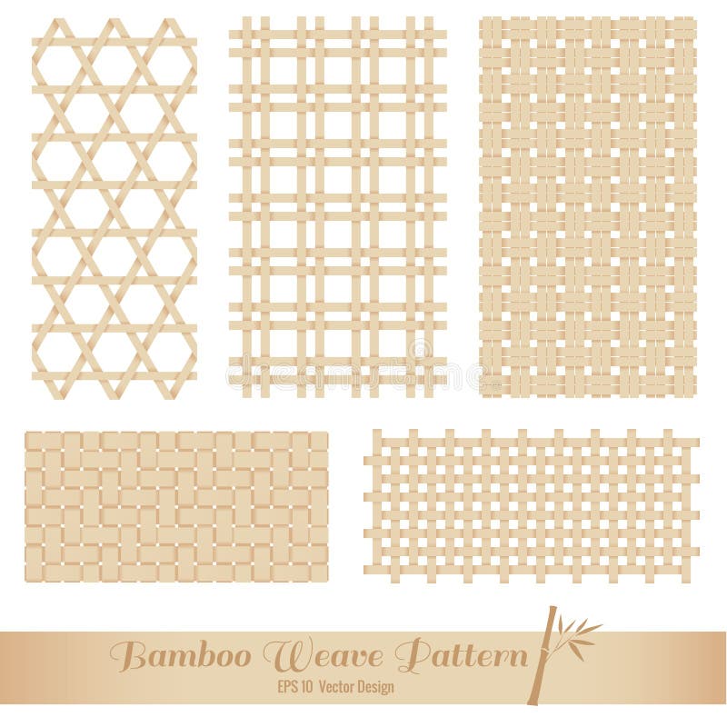 Bamboo Weave pattern stock illustration. Illustration of abstract ...