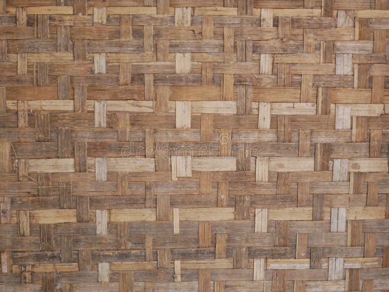 Bamboo Weave Wood Texture Pattern Background from Handmade Crafts ...