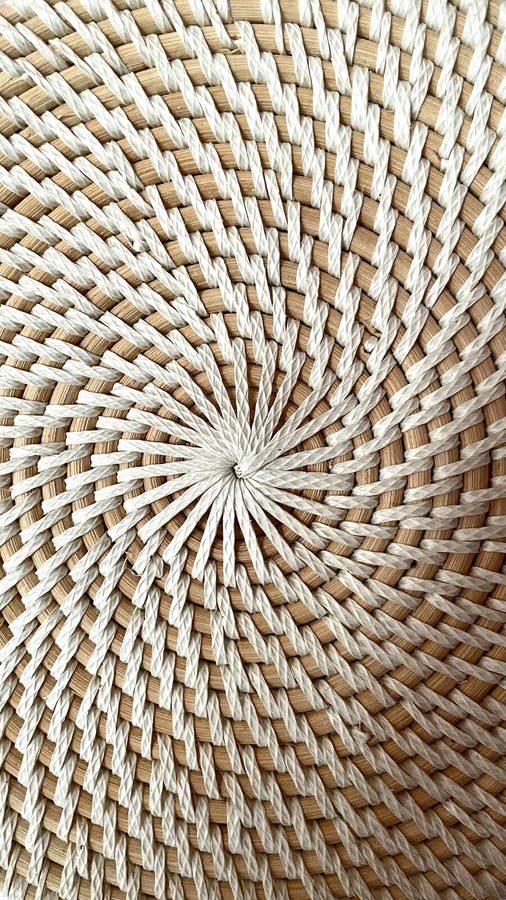 Old Bamboo Weaving Pattern, Woven Rattan Mat Texture for Background and ...
