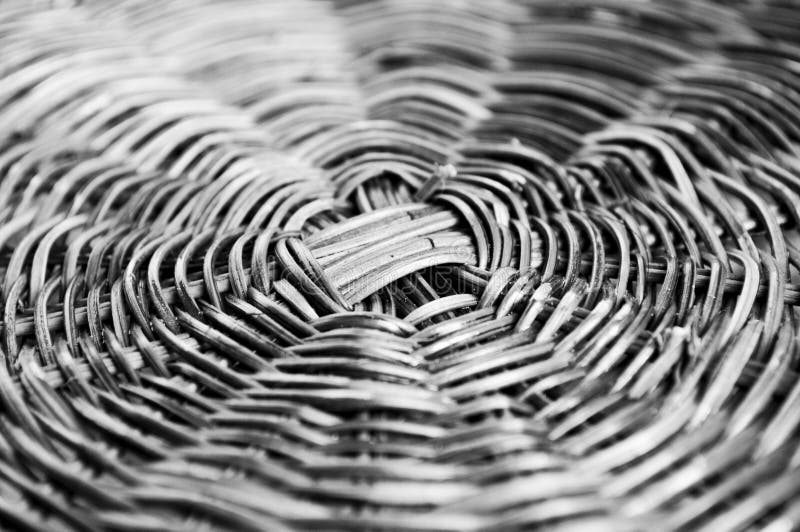 Bamboo wicker basket stock image. Image of homemade, peace - 15080179