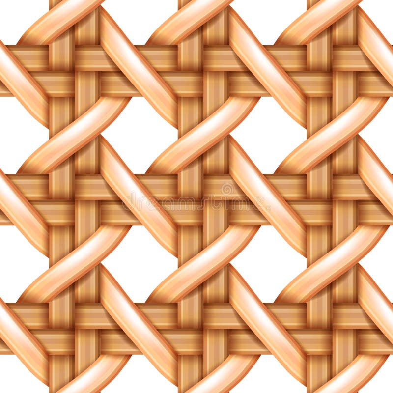 Bamboo weaving pattern stock illustration. Illustration of wood - 28269283