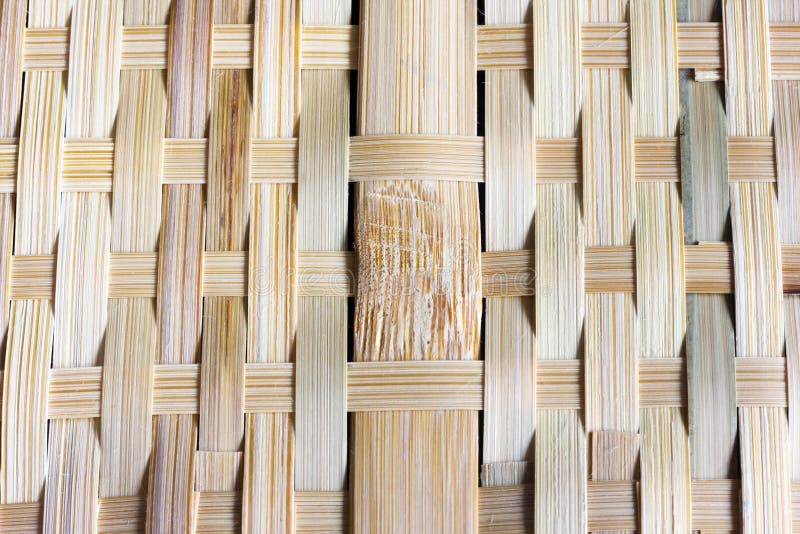 Bamboo Woven Native Thai Style II Stock Image - Image of wooden, design ...