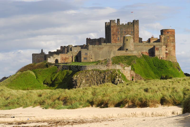 Bamburgh Castle stock photo. Image of bamburgh, england - 2935828
