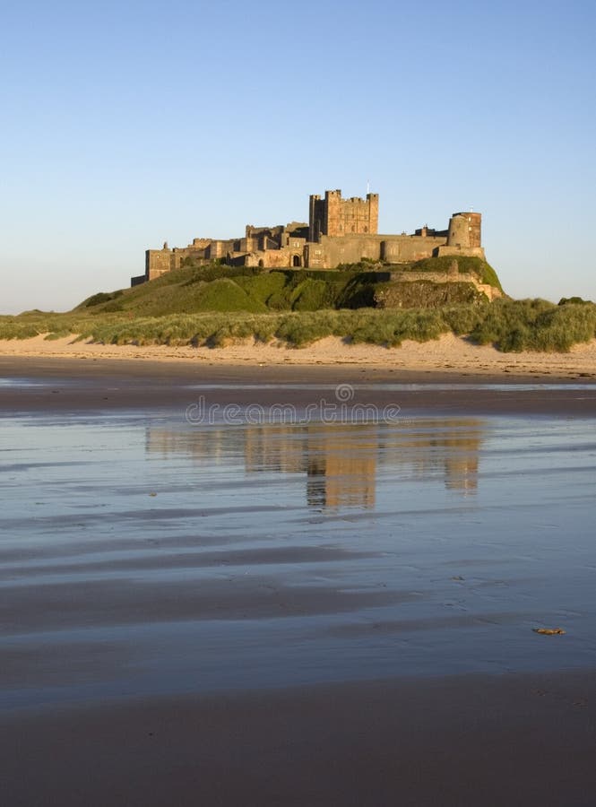 Bamburgh Castle stock image. Image of shore, knight, fantasy - 547381