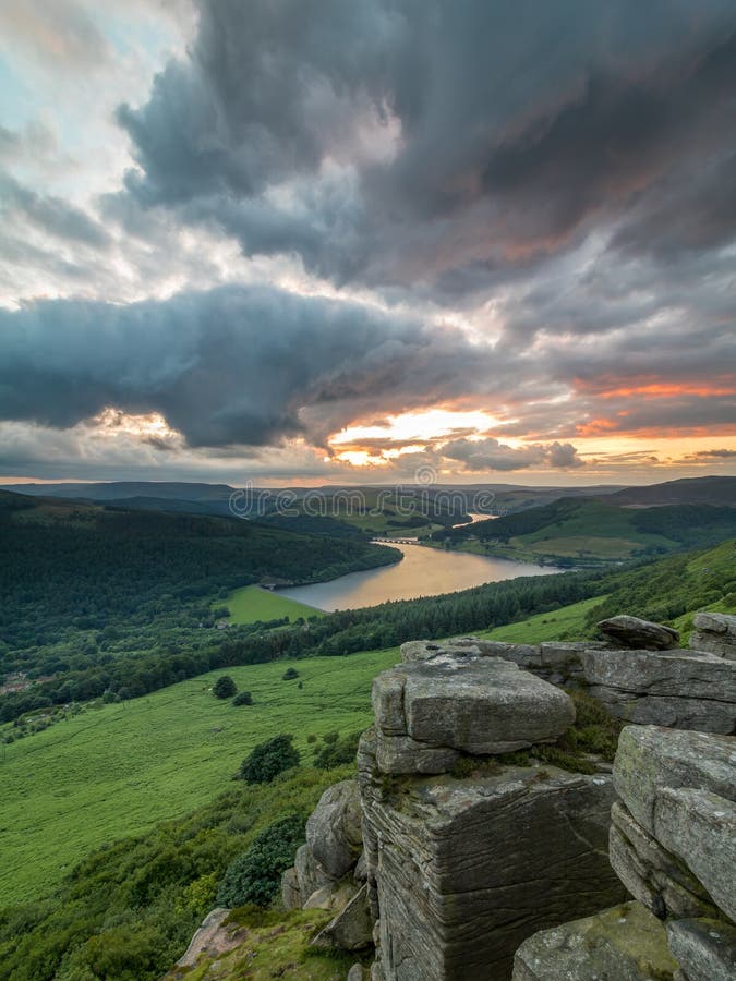 Bamford Edge, Hope Valley, Derbyshire. England Stock Photo - Image of ...