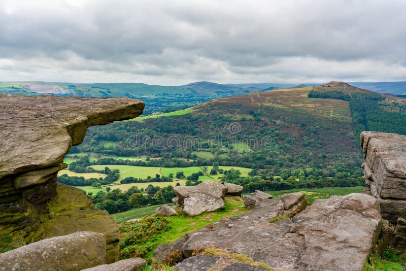 Bamford Edge stock photo. Image of atmospheric, holiday - 232009854