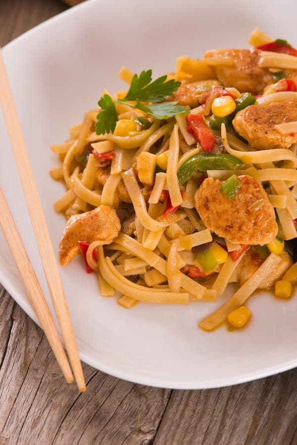 Bami goreng. stock photo. Image of ingredient, food - 144854568