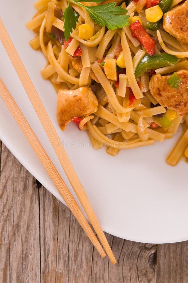 Bami goreng. stock image. Image of bami, homemade, pasta - 137355249