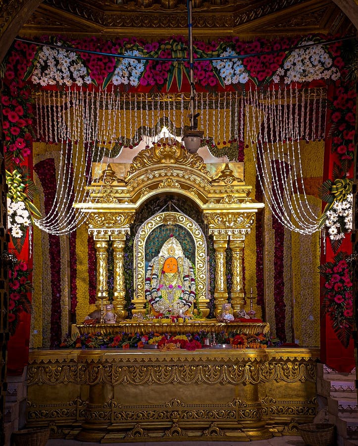 Bamleshwari Mata blessings stock image. Image of mata - 257562495