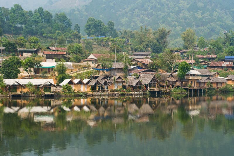 Ban Rak Thai, a Chinese Settlement in Thailand Stock Image - Image of ...