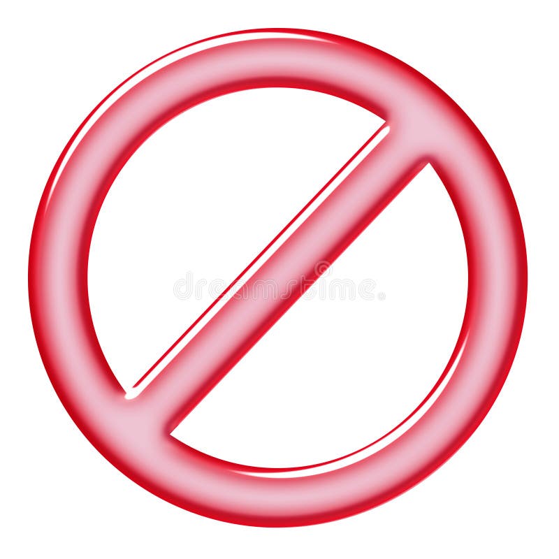 Ban sign stock illustration. Illustration of refuse, label - 18498682