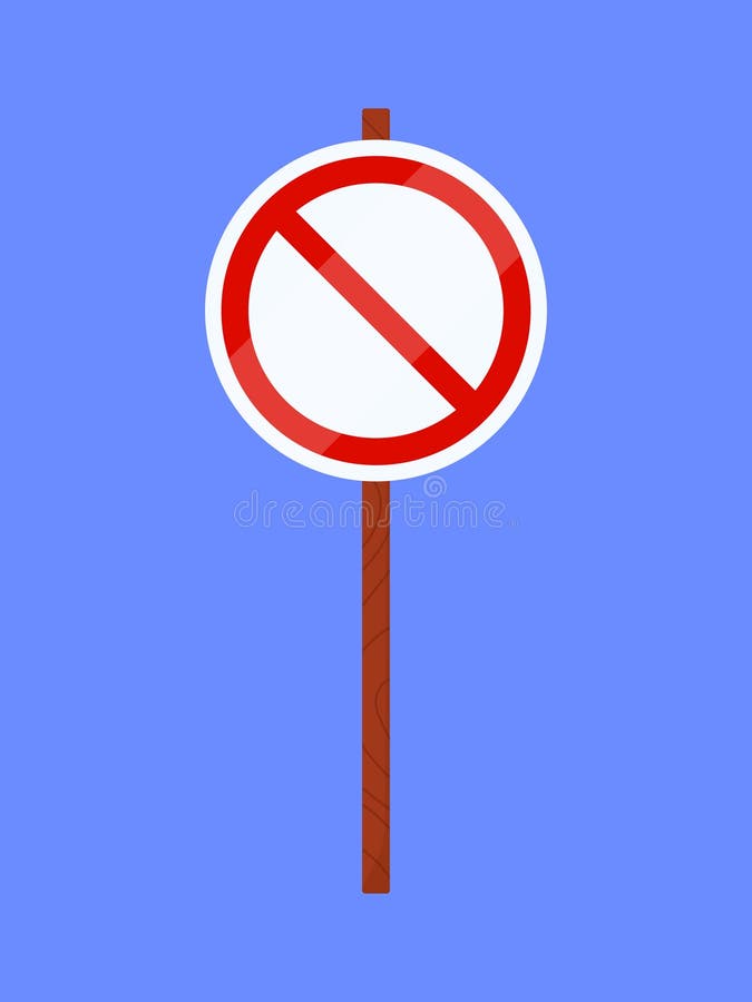 Ban Sign Icon Vector. Ban Street Sign Vector Stock Vector ...