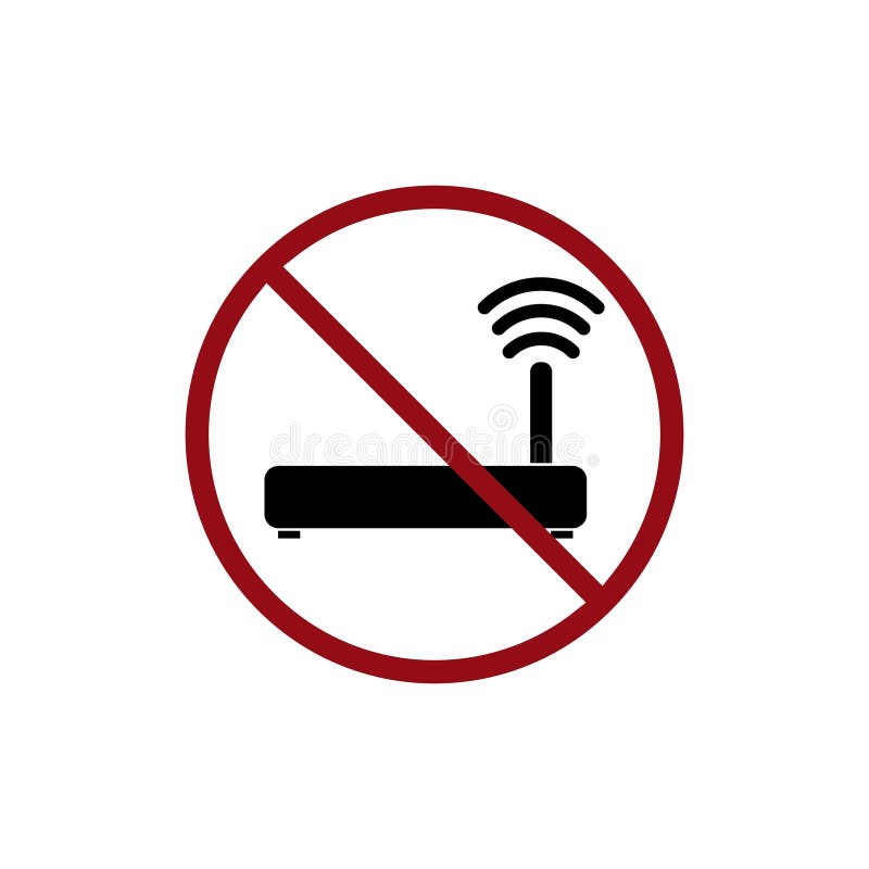 Icon of Forbidden of Plug To Electricity for Charge. Dangerous of ...