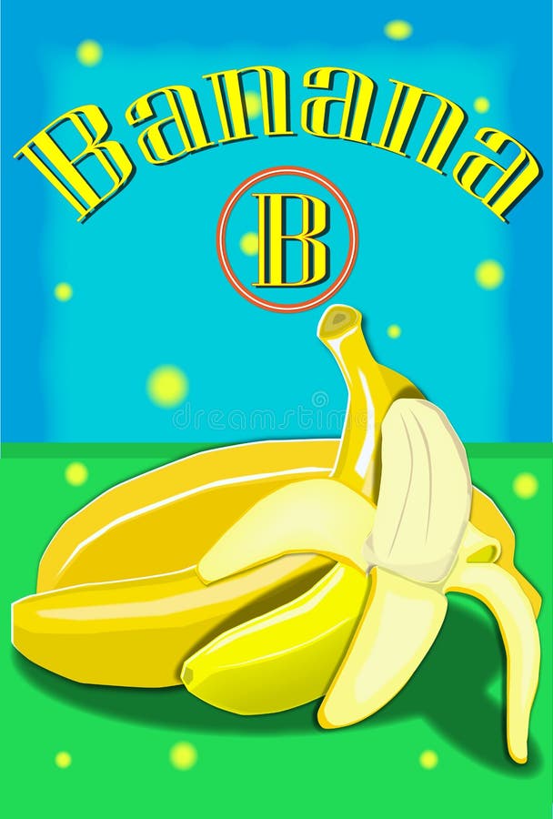 Banana ABC Hornbook Alphabet Children S Stock Illustration ...