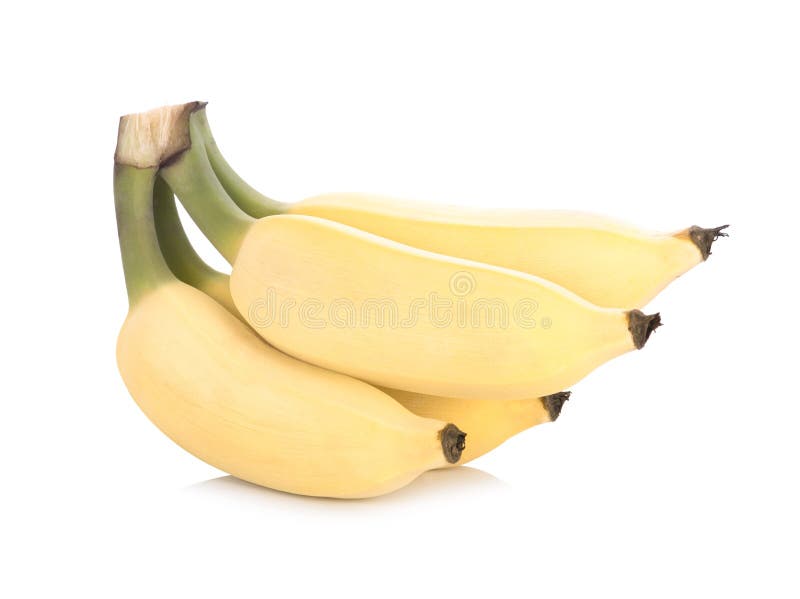 Banana Aislada De Fondo Blanco Foto de archivo - Imagen de travieso ...