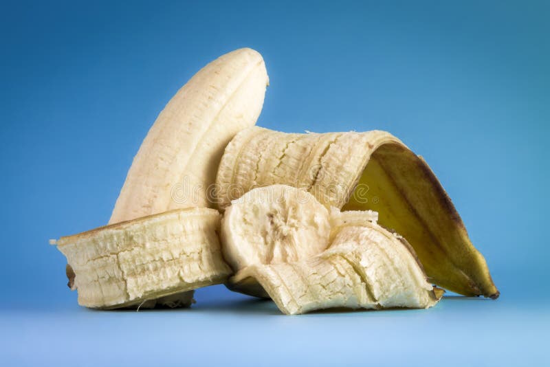 Banana - Pealed and Sliced stock image. Image of breakfast - 53188641
