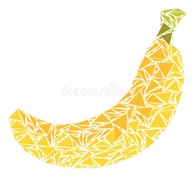 Banana Composition Icon of Halftone Spheres Stock Vector - Illustration ...