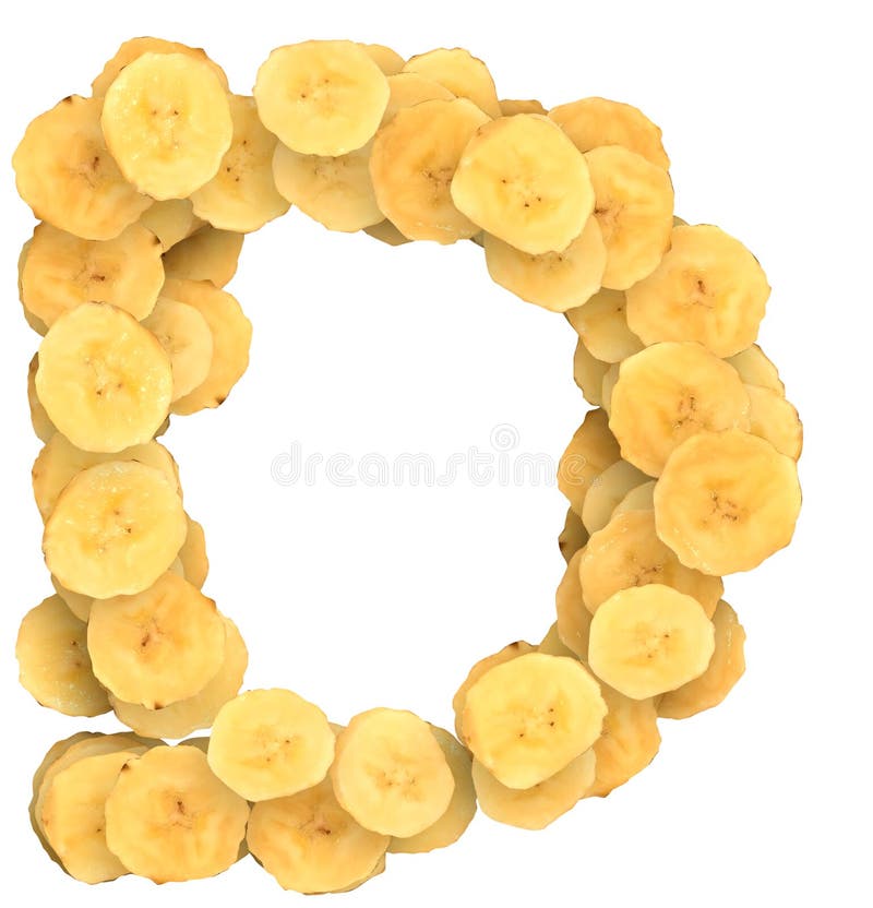 Banana 3D font stock illustration. Illustration of fonts - 202251542