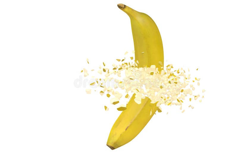 Banana com atitude ilustração do vetor. Ilustração de atitude - 17433454