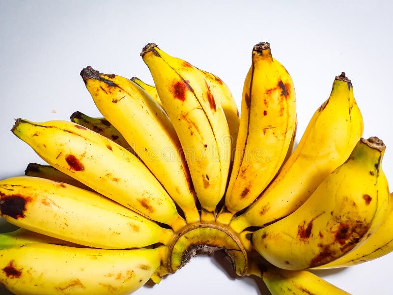 A Banana that is so Fresh and Yellow Stock Image - Image of lighting ...